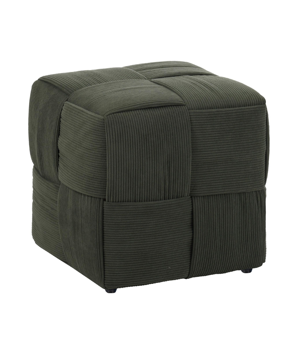 Click here for sumyeg Square Corduroy Ottoman Footrest with Woven... prices
