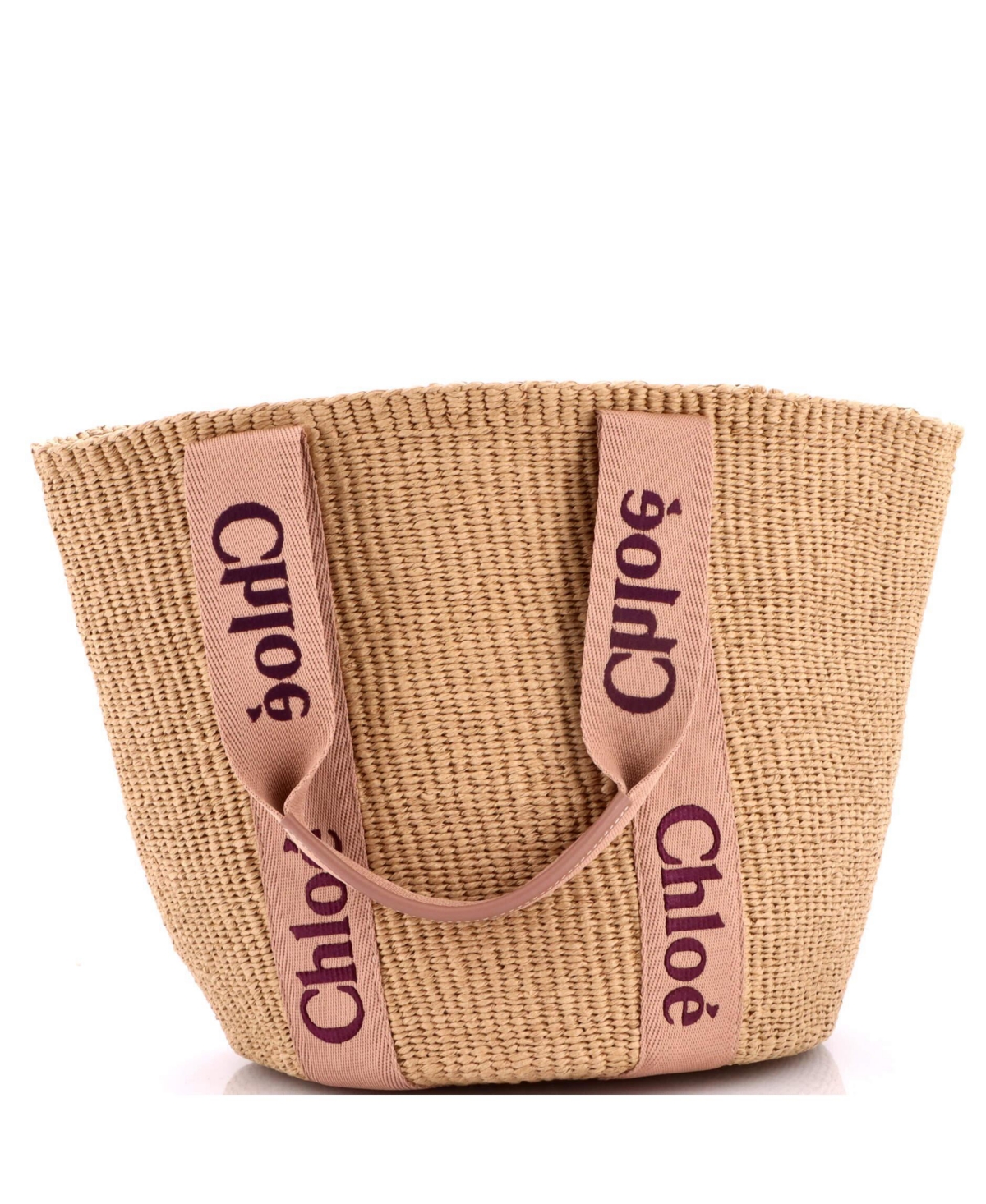 Click here for Pre-Owned Chloe Large x Mifuko Woody Tote Raffia -... prices