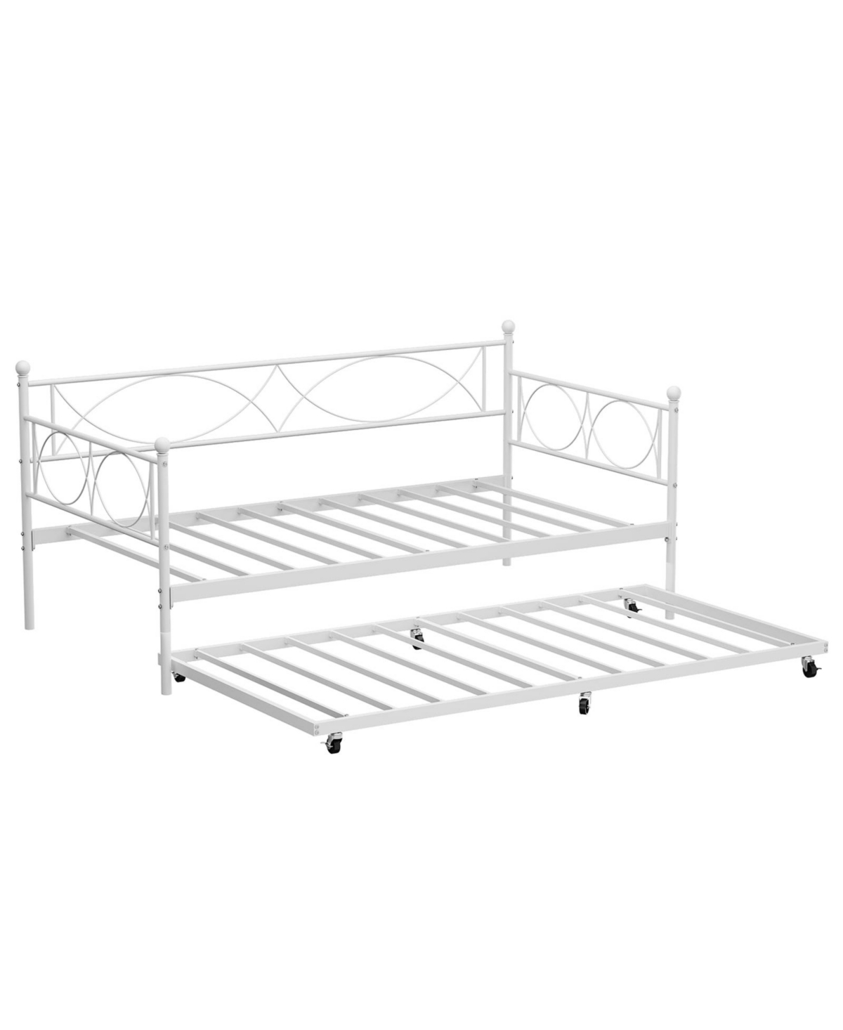 Click here for gaomon Daybed Metal Frame with Trundle Platform So... prices