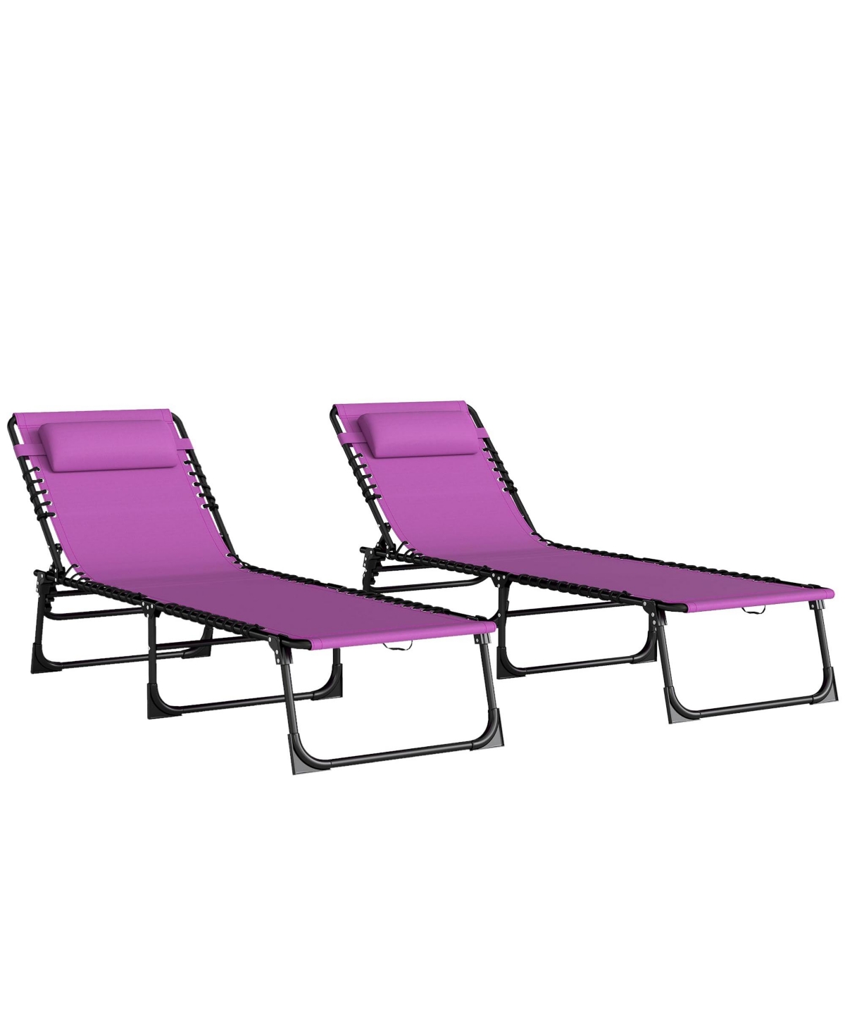 Click here for Aofar 2 Packs 4-position Folding Chaise Lounge Cha... prices