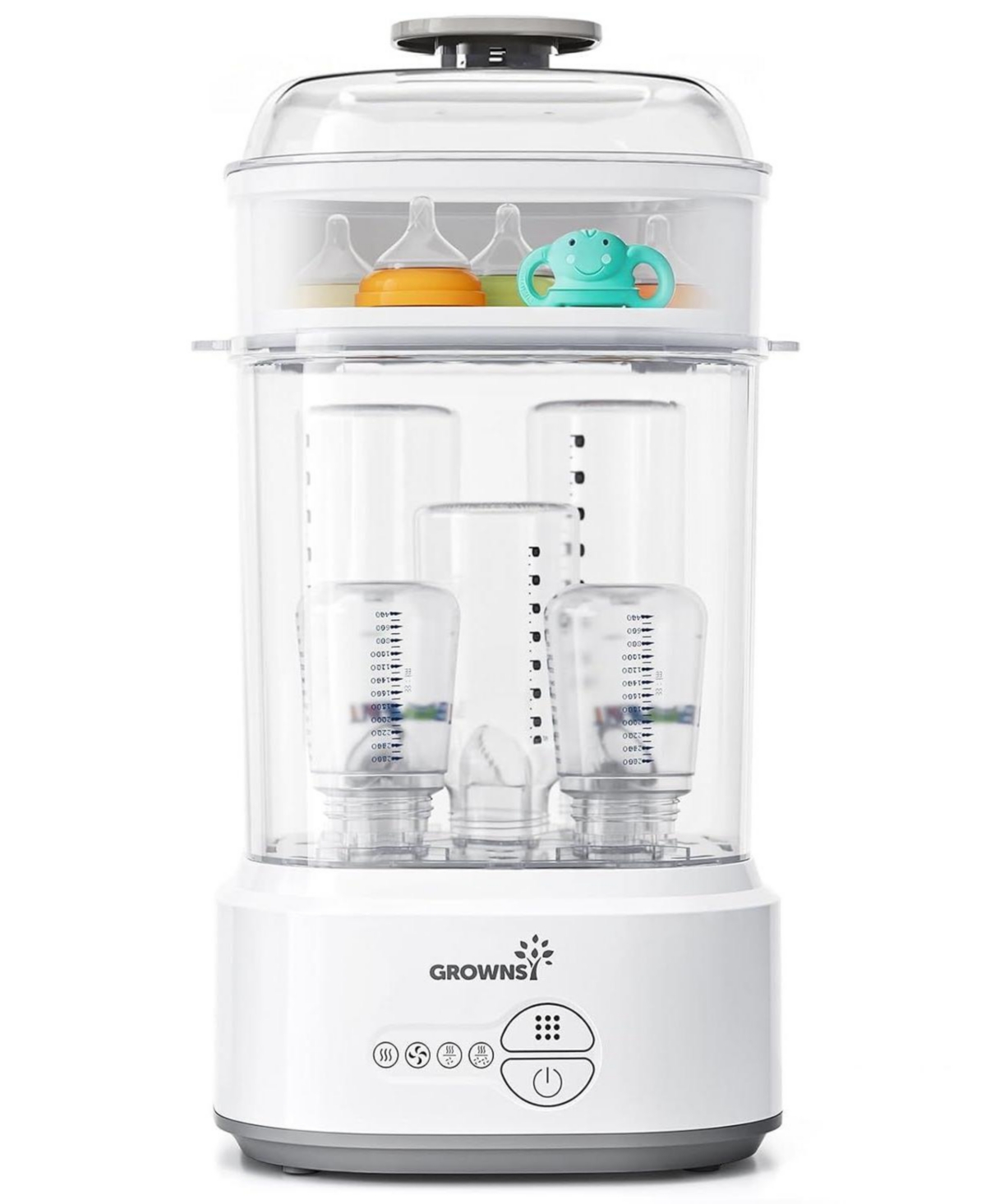 Click here for Grownsy Baby Bottle Sterilizer and Dryer - White prices