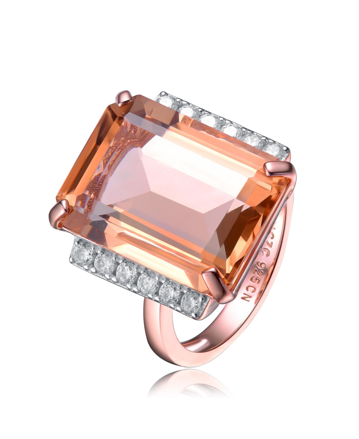 Click here for Sterling Silver 18K Rose Gold Plated with Pink and... prices
