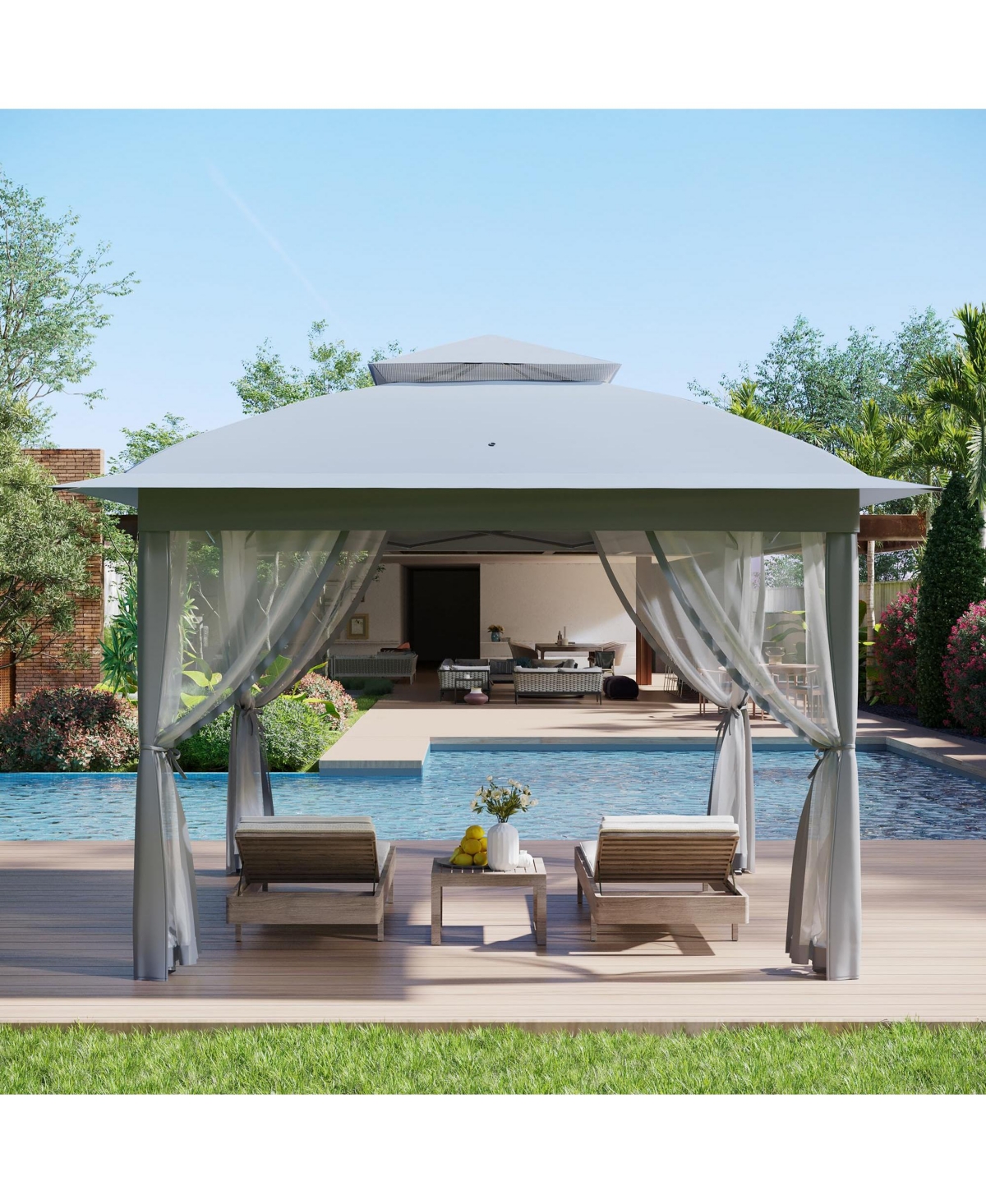 Click here for homfan Instant Pop-Up Gazebo with Mosquito Netting... prices
