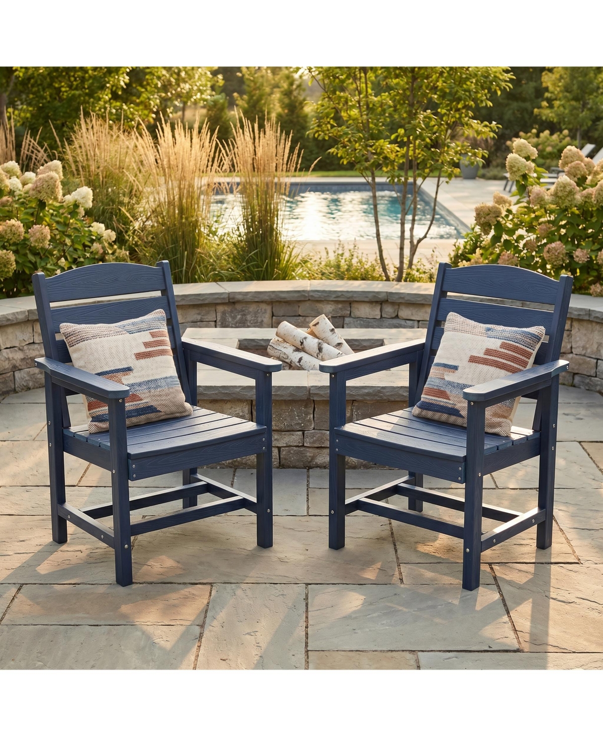 Click here for Hips All-Weather Outdoor Patio Dining Chair  Garde... prices