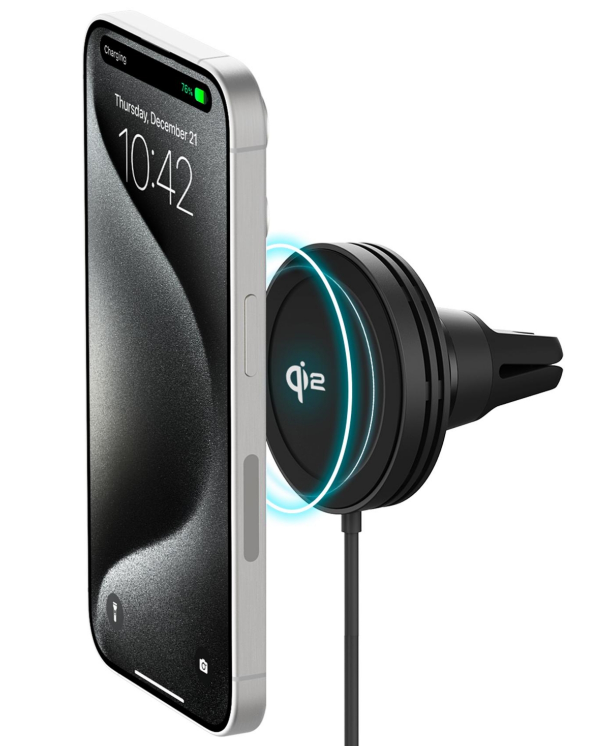 Click here for iOttie Velox Mini Qi2 Wireless Air Vent Mount - Bl... prices