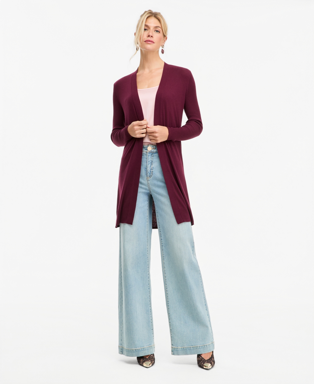 Click here for I.n.c. International Concepts Womens Duster Open-F... prices