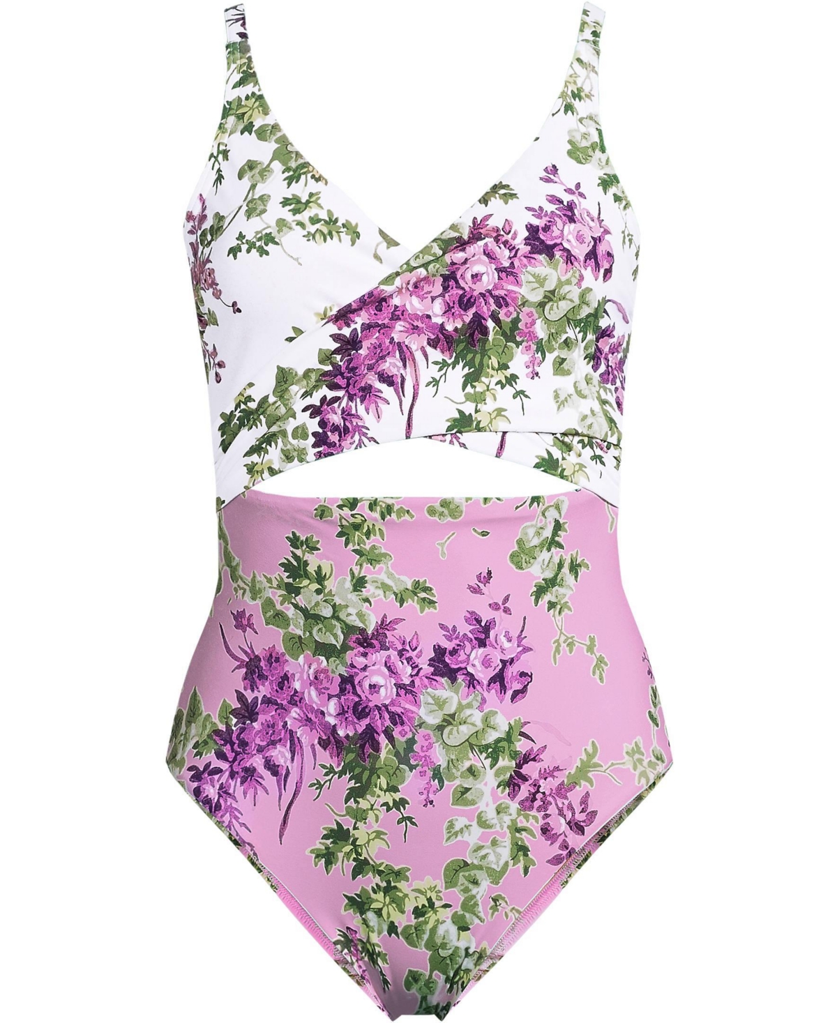 Click here for Lands End Womens Wrap Monokini High Leg One Piece... prices