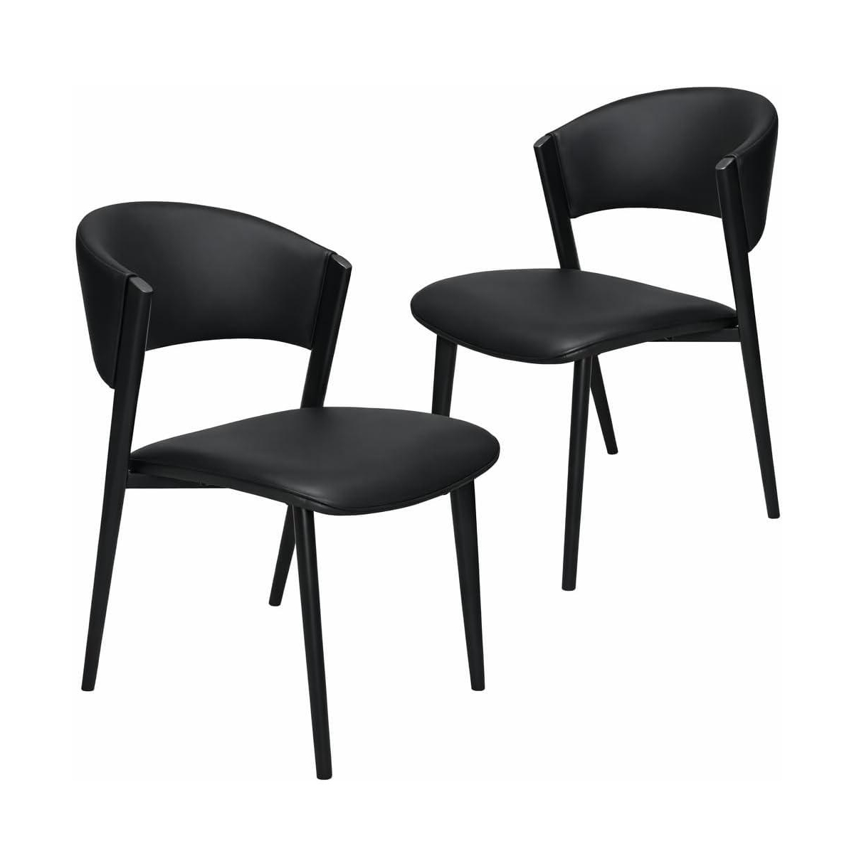 Click here for LeisureMod Aspen Modern Dining Chairs Set of 2 Lea... prices