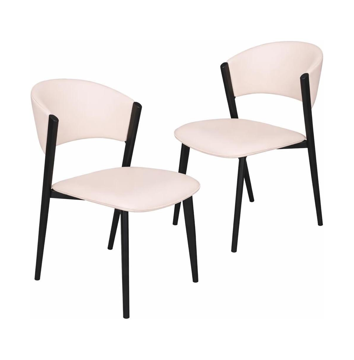 Click here for LeisureMod Aspen Modern Dining Chairs Set of 2 Lea... prices