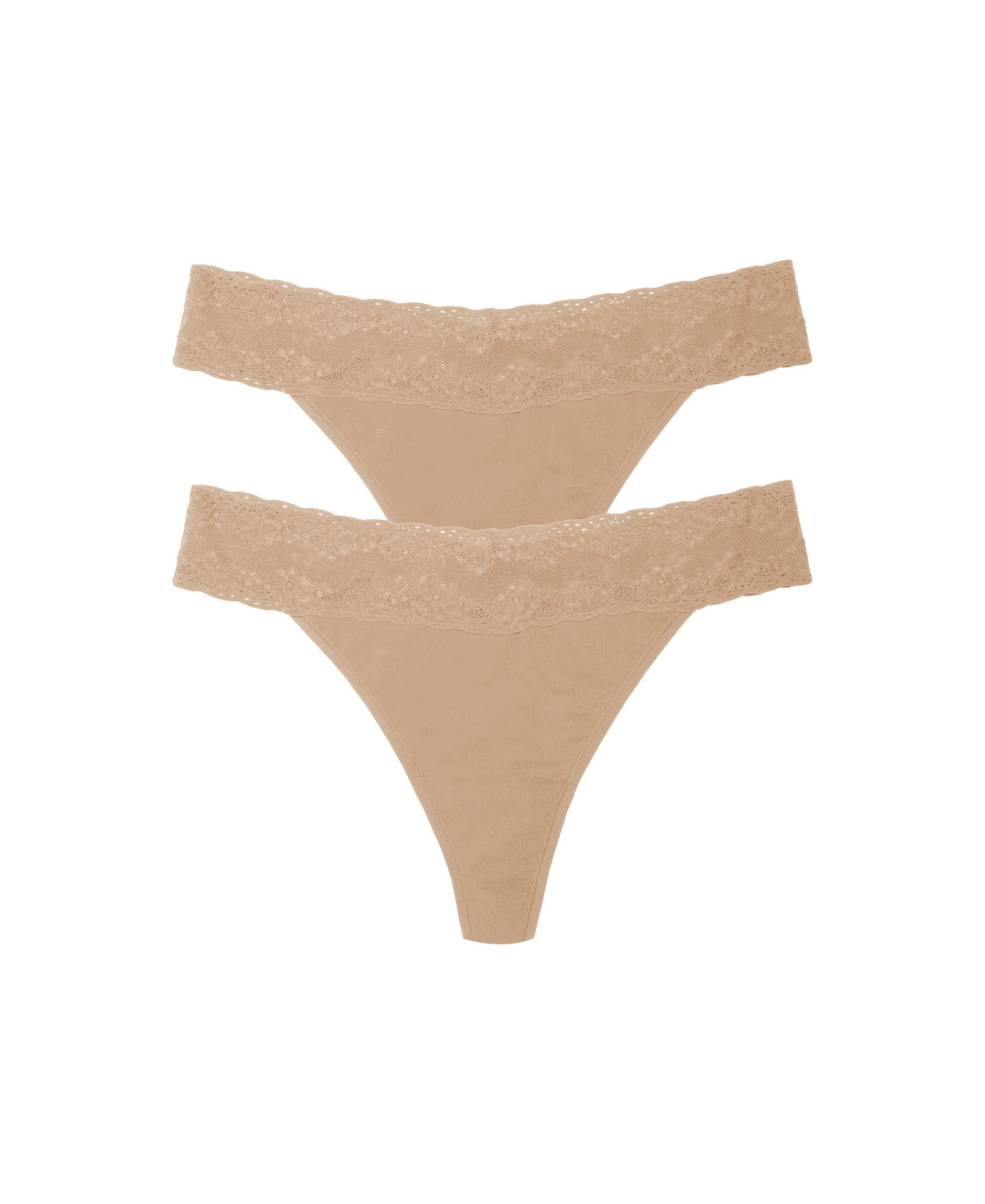 Click here for Natori Womens Bliss Perfection One Size Thong 2-Pa... prices