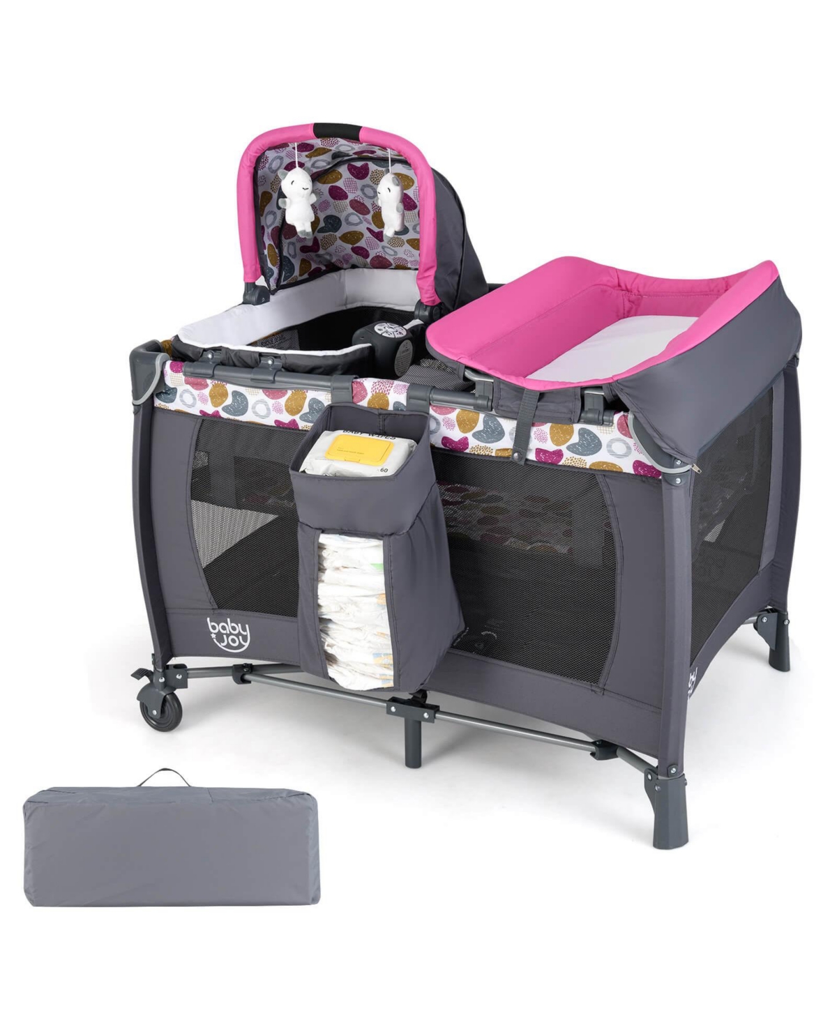Click here for Costway 4-in-1 Convertible Portable Baby Playard N... prices