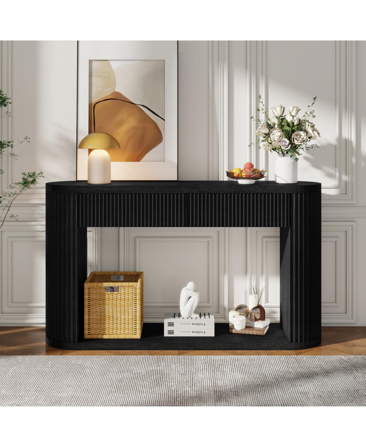 Click here for Rainsken Entryway Table with Storage with 2 Drawer... prices