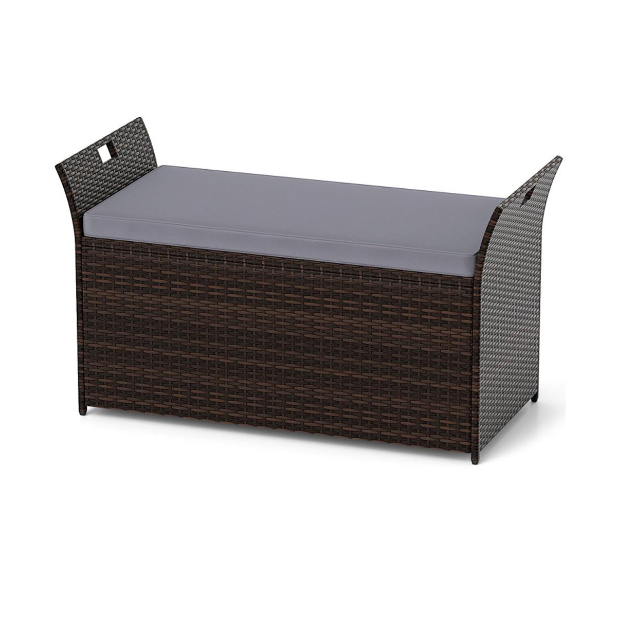 Click here for Boyel Living Outdoor Bench with Hand-woven Pe Ratt... prices