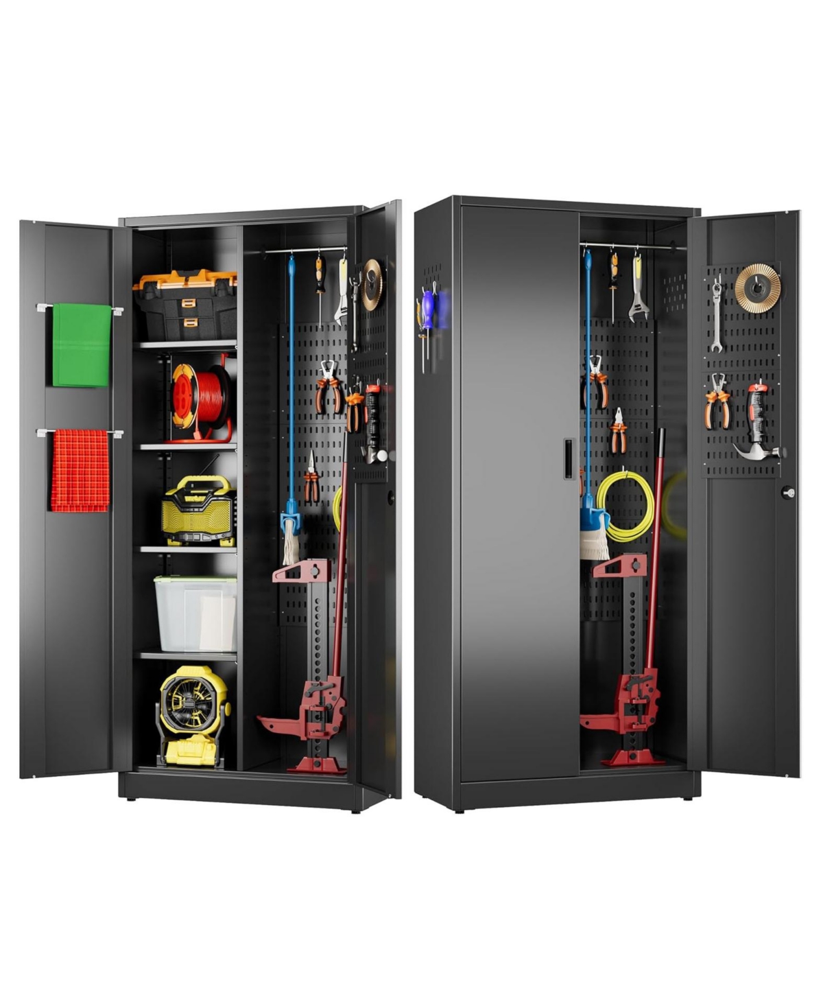 Click here for Boyel Living 71 Metal Cleaning Tool Storage Cabine... prices