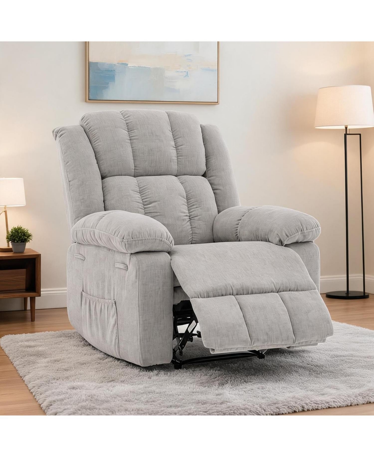 Click here for homfan Oversized Recliner Chair for Adults  150deg... prices