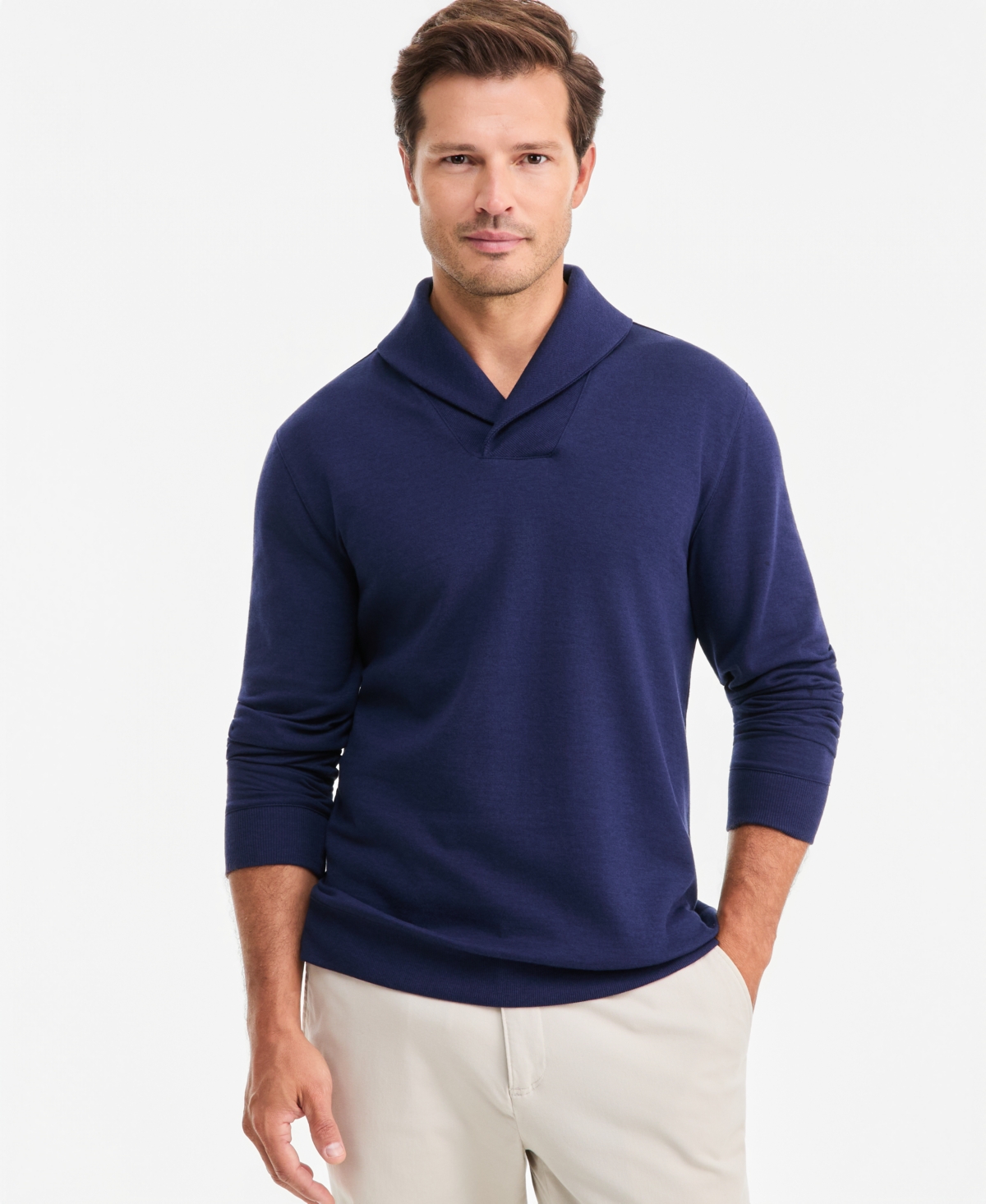 Click here for Club Room Mens Shawl-Collar Sweatshirt  Macys Excl... prices