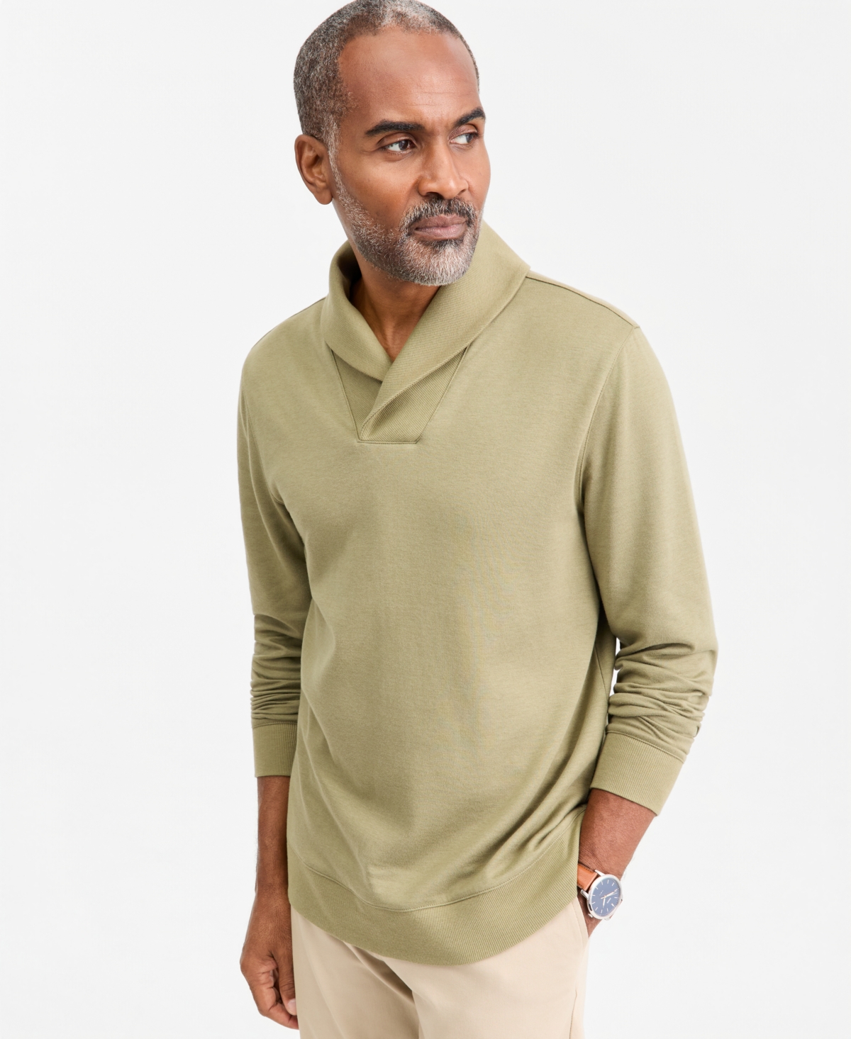 Click here for Club Room Mens Shawl-Collar Sweatshirt  Macys Excl... prices