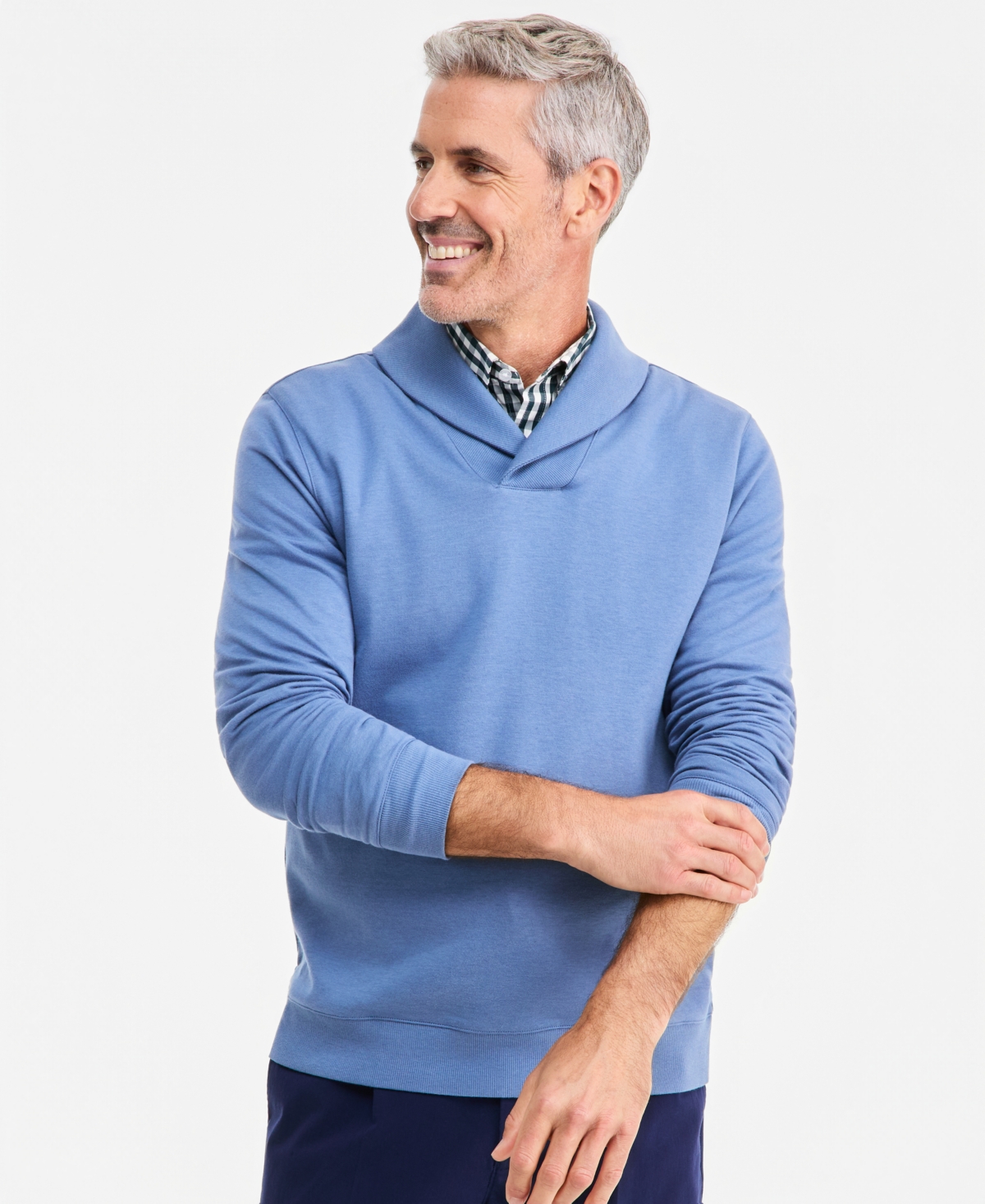 Click here for Club Room Mens Shawl-Collar Sweatshirt  Macys Excl... prices