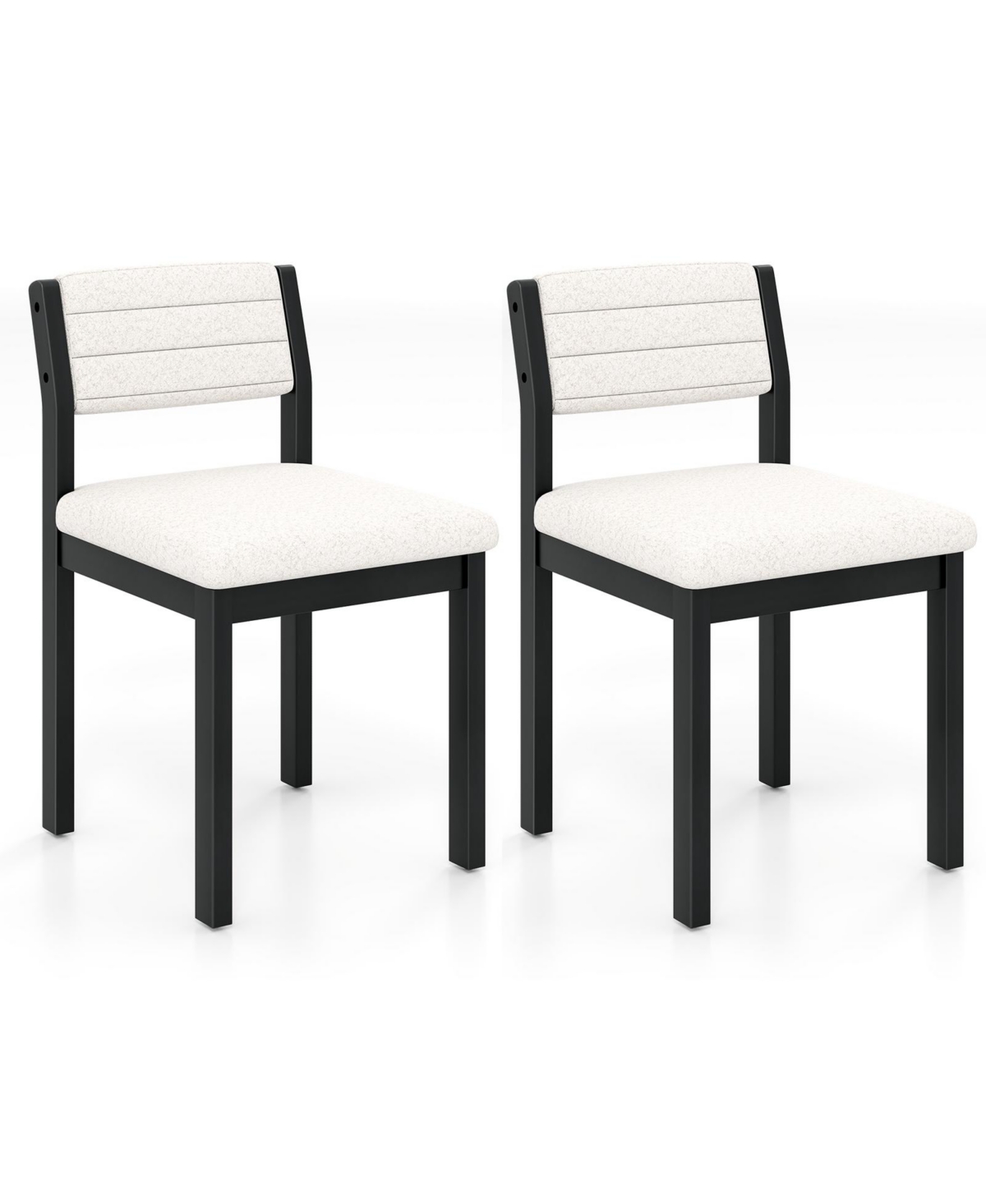 Click here for Gymax Dining Chair Set of 2 Sherpa Upholstered Kit... prices