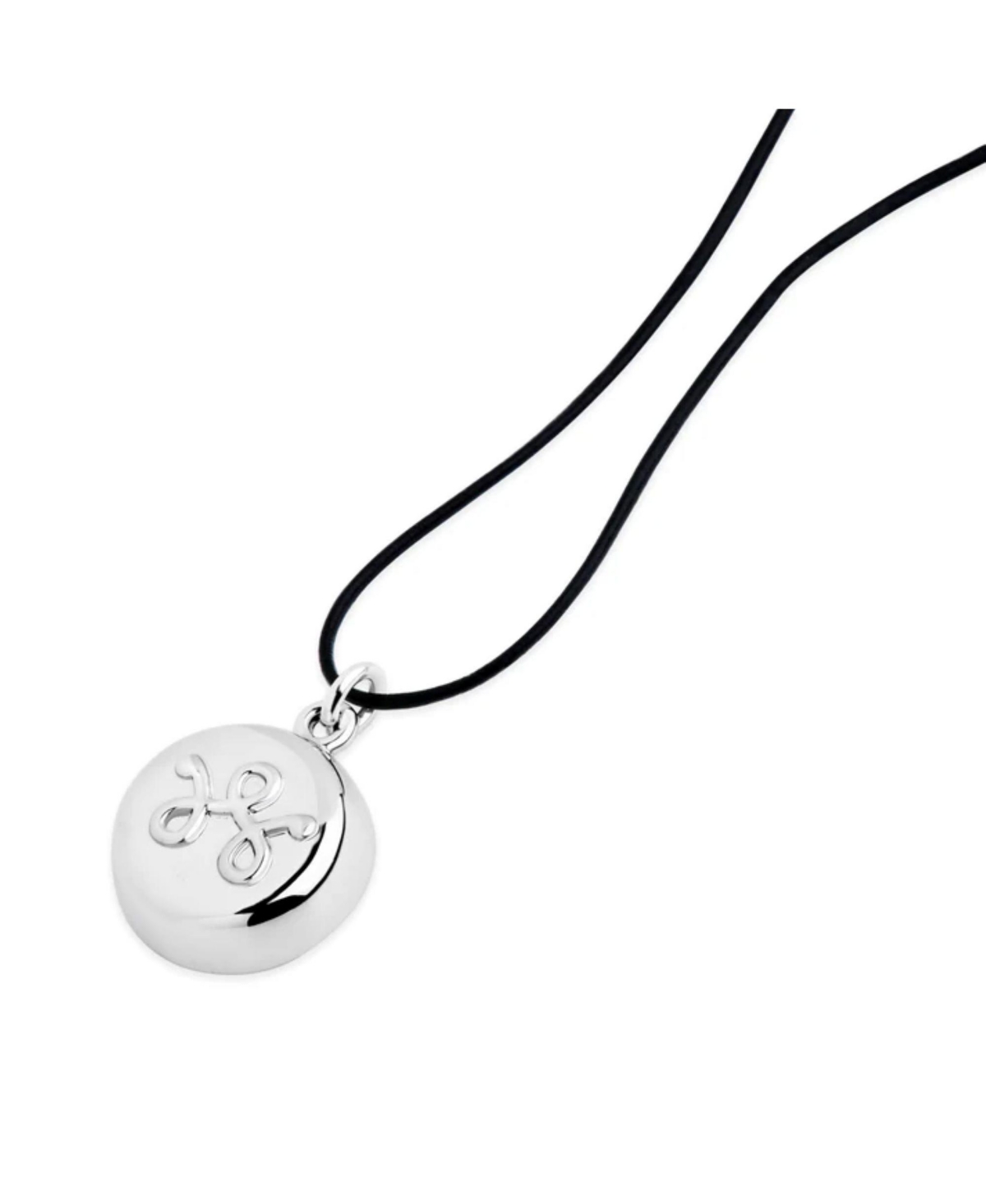 Click here for InvisaWear Silver Leather Necklace - Silver prices