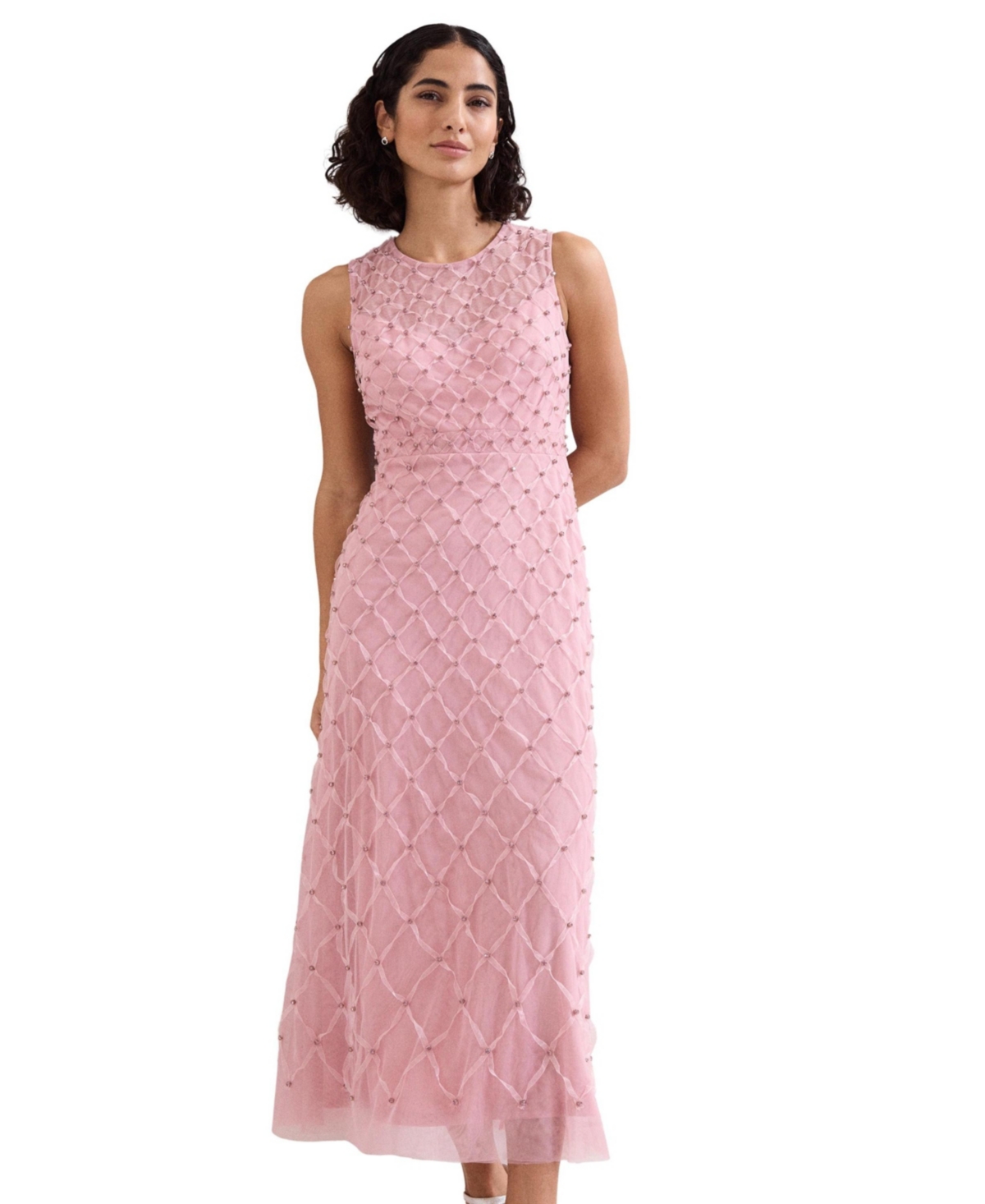 Click here for Phase Eight Womens Leandra Midaxi Midi Dress - Pal... prices