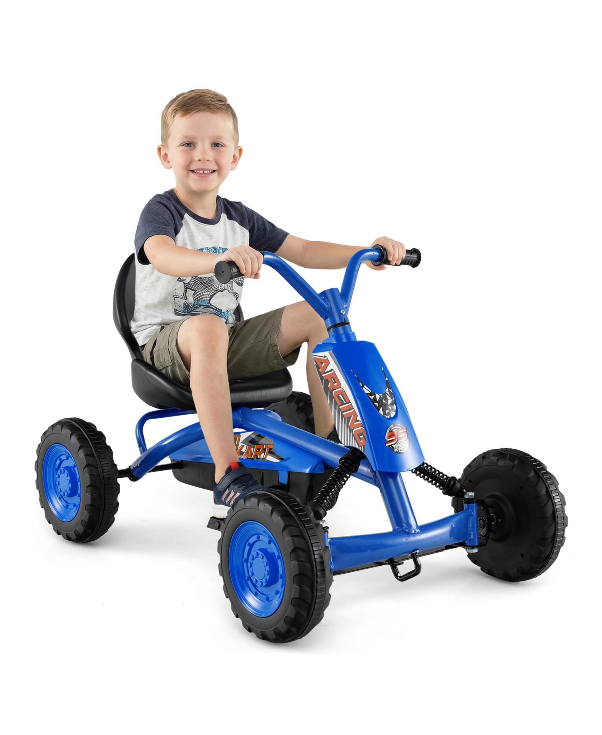 Click here for Gymax Go Kart for Kids 4 Wheel Toddler Ride On Ped... prices