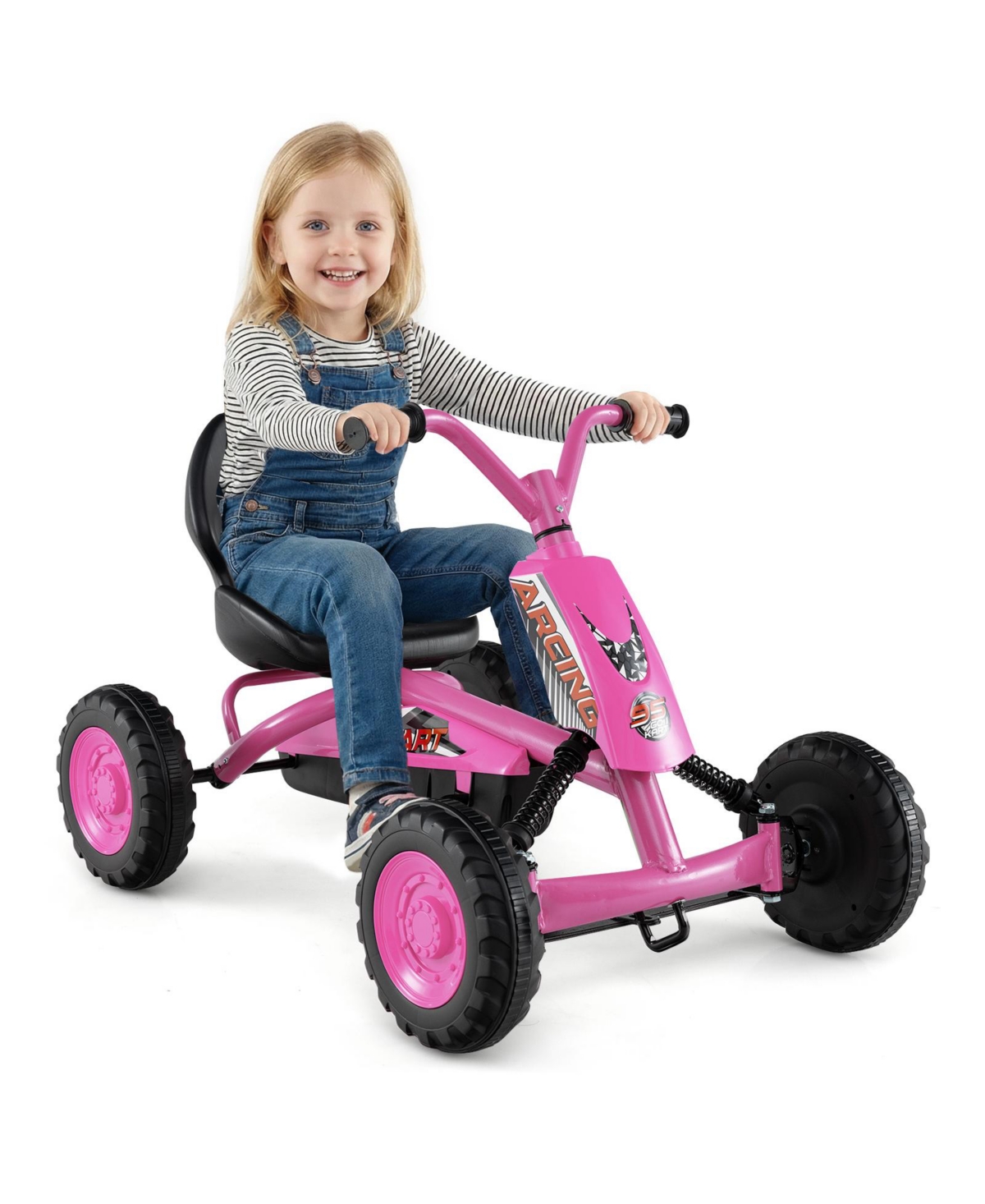 Click here for Gymax Go Kart for Kids 4 Wheel Toddler Ride On Ped... prices