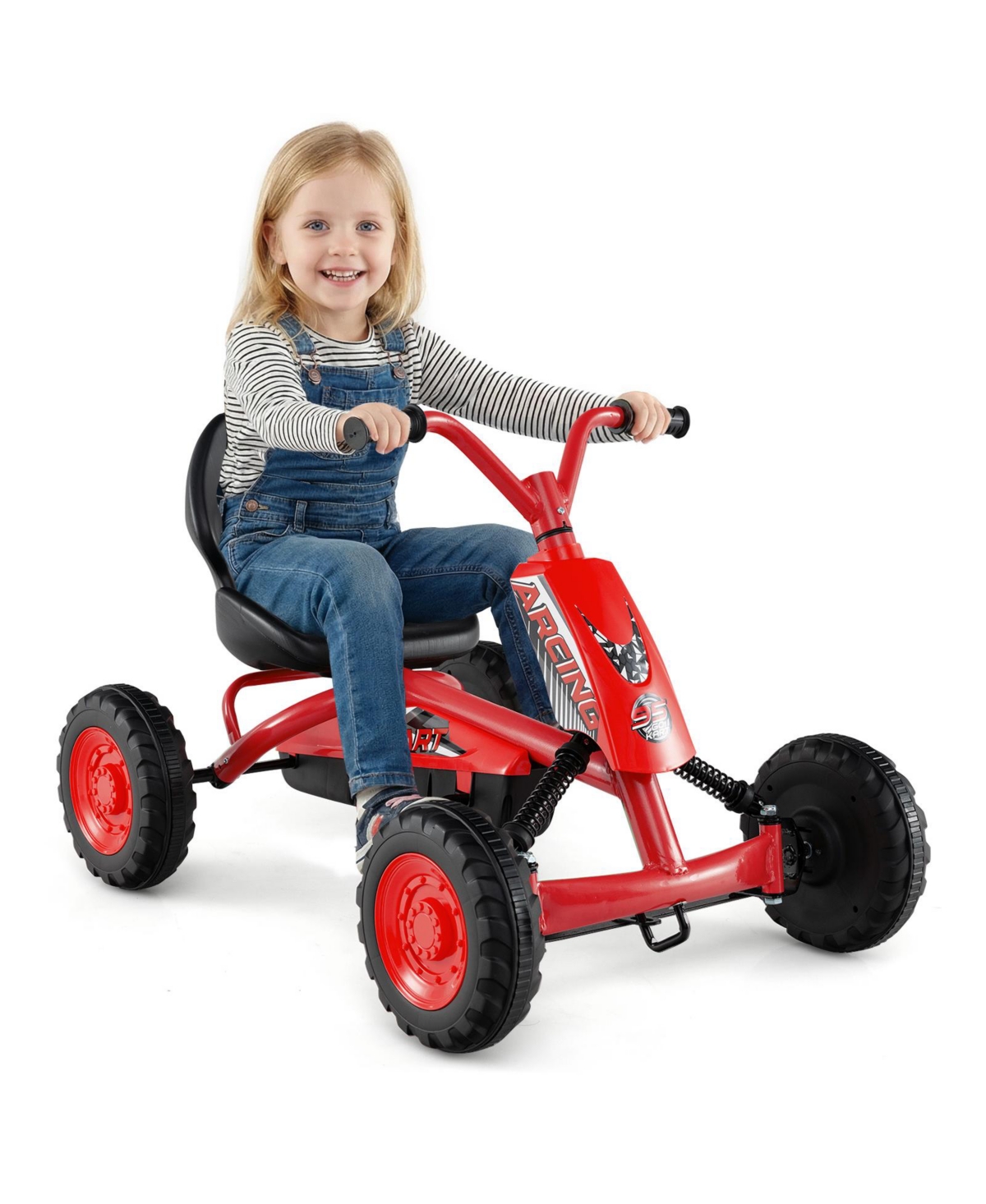 Click here for Gymax Go Kart for Kids 4 Wheel Toddler Ride On Ped... prices