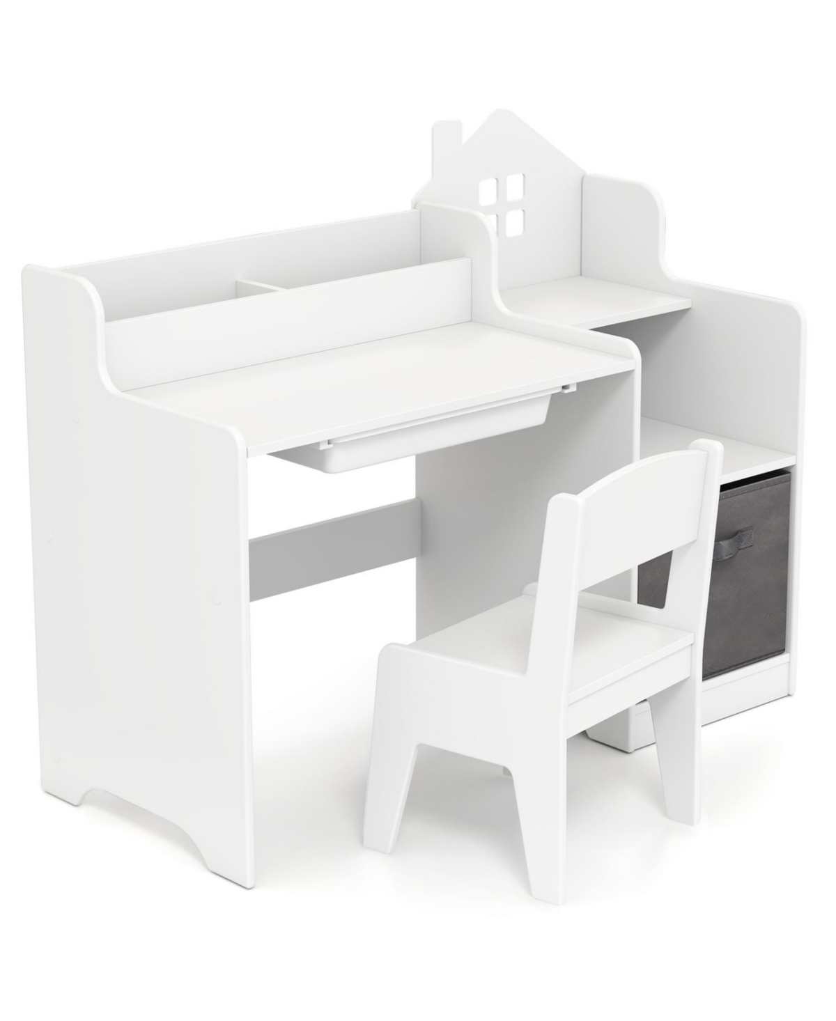 Click here for Slickblue Children Study Table and Chair Set with... prices