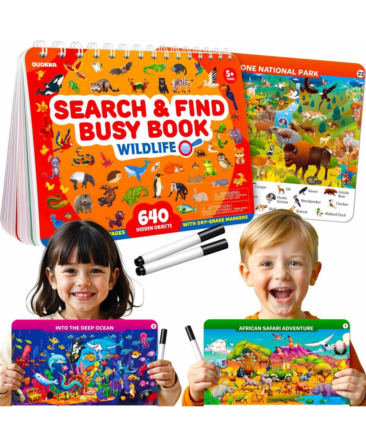 Click here for Quokka 3x100 Pcs Puzzles for Kids - Park  Wild Afr... prices