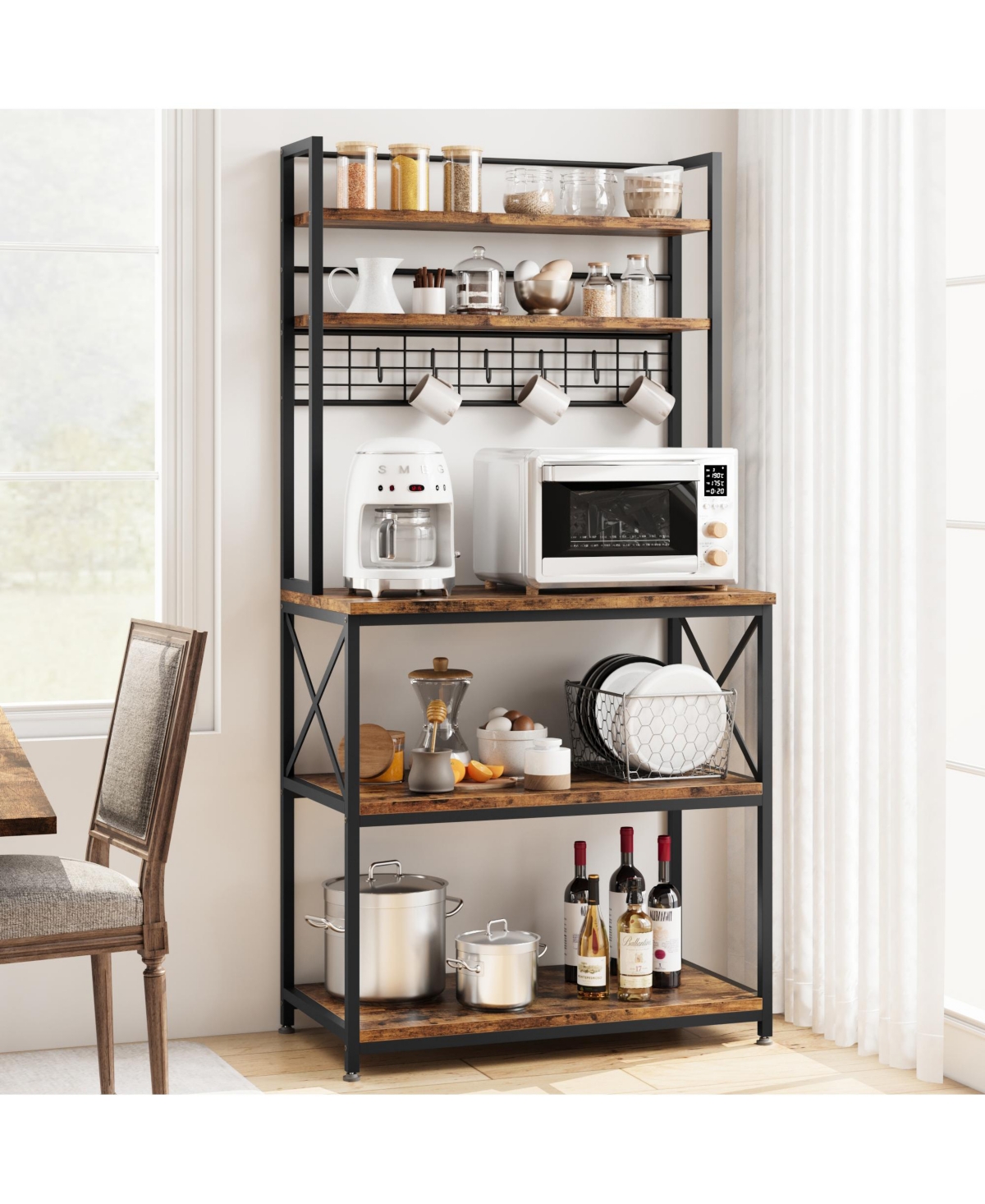 Click here for homfan Heavy Duty 5-Tier Freestanding Kitchen Bake... prices