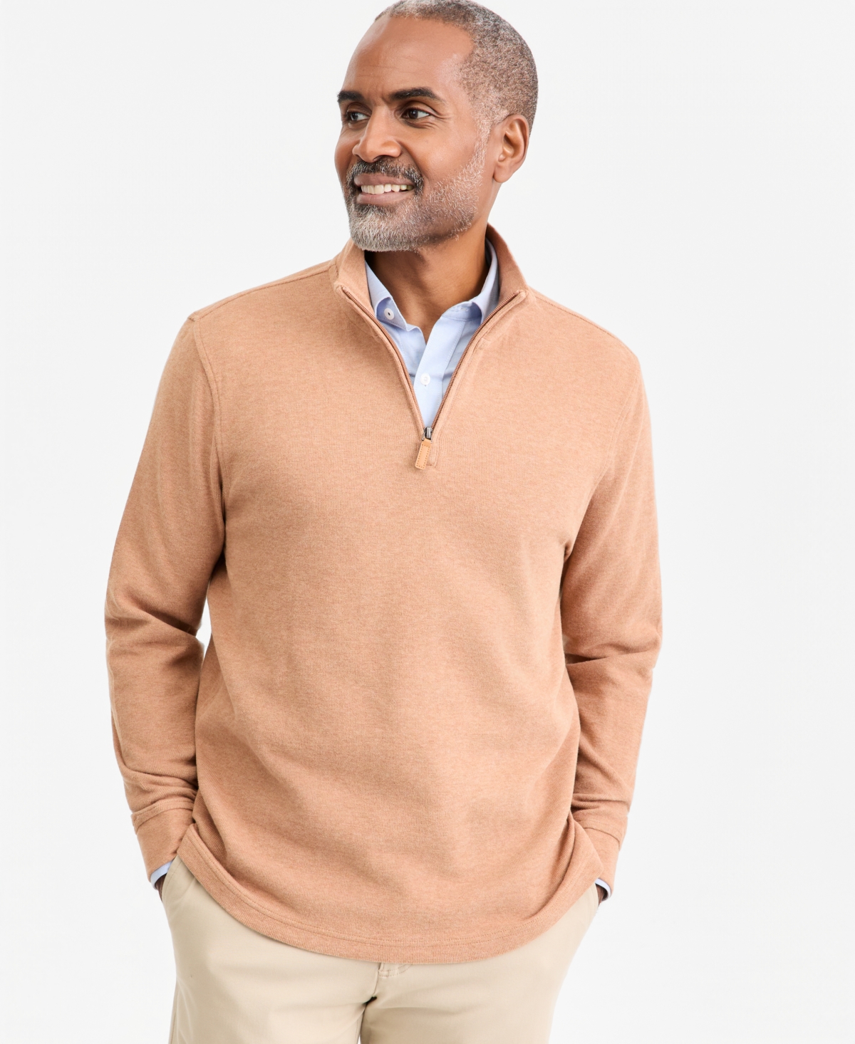 Click here for Club Room Mens Quarter-Zip Sweatshirt  Macys Exclu... prices