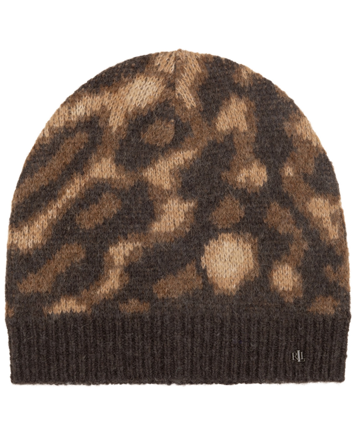 Click here for Lauren Ralph Lauren Ocelot Pattern Knit Beanie - A... prices
