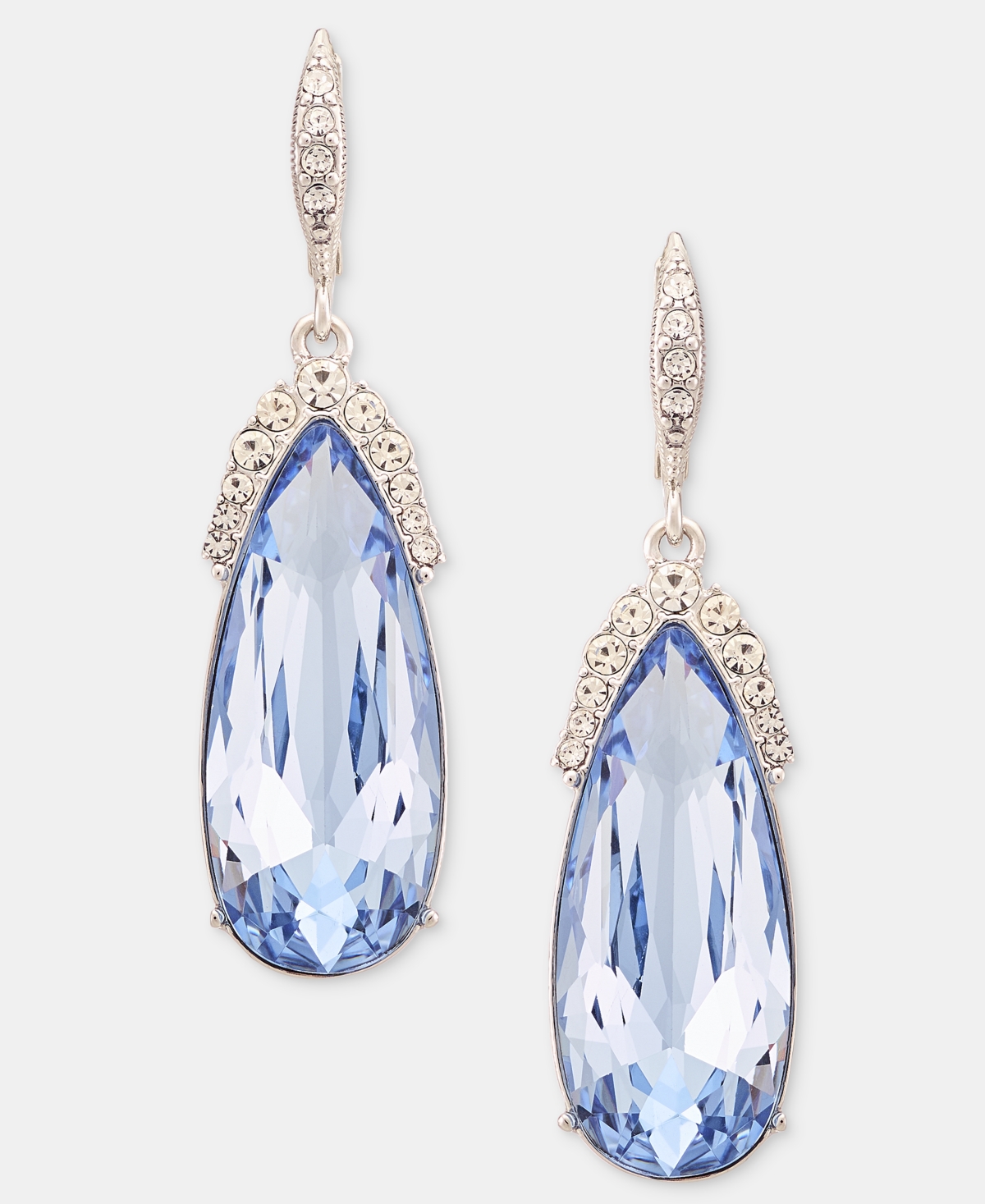 Click here for Givenchy Crystal Pear-Shape Drop Earrings - Turq/a... prices