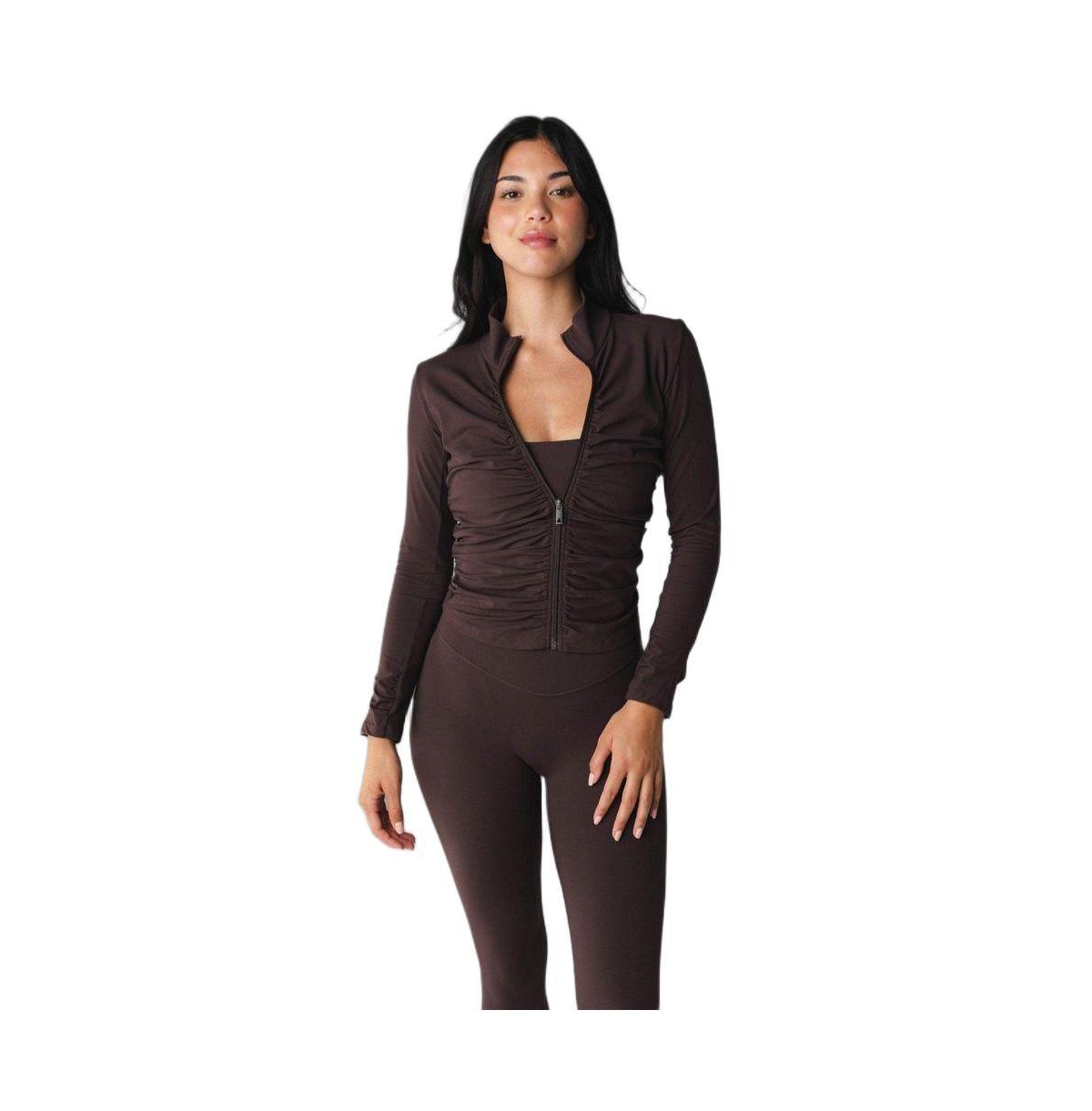 Click here for Vitality Womens Cloud Ii Gather Jacket - Espresso prices