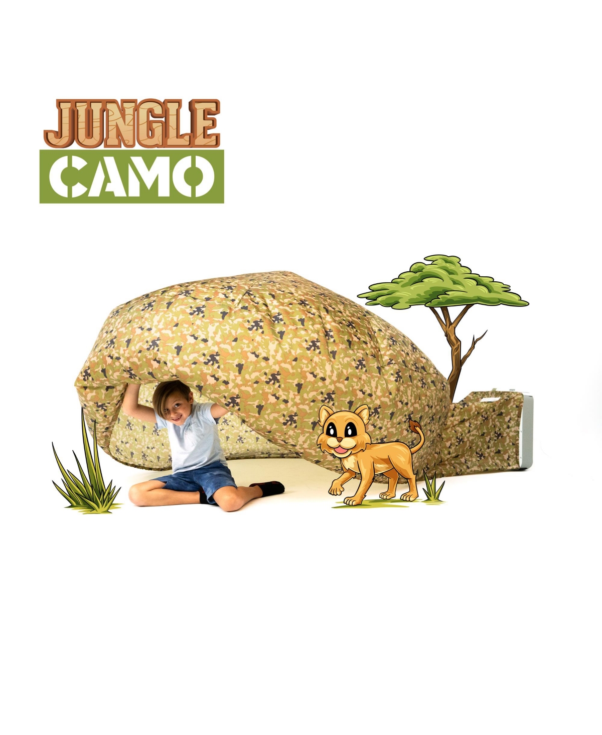 Click here for AirFort Jungle Camo Childrens Indoor Play Tent wit... prices