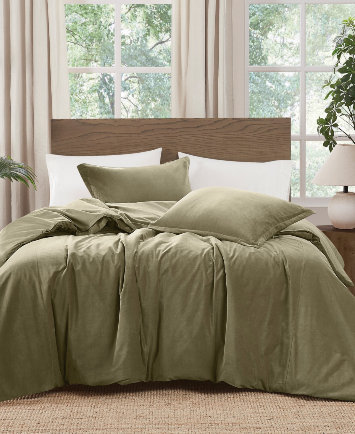 Click here for Brooklyn Loom Matte Cotton Velvet 3-Piece Comforte... prices