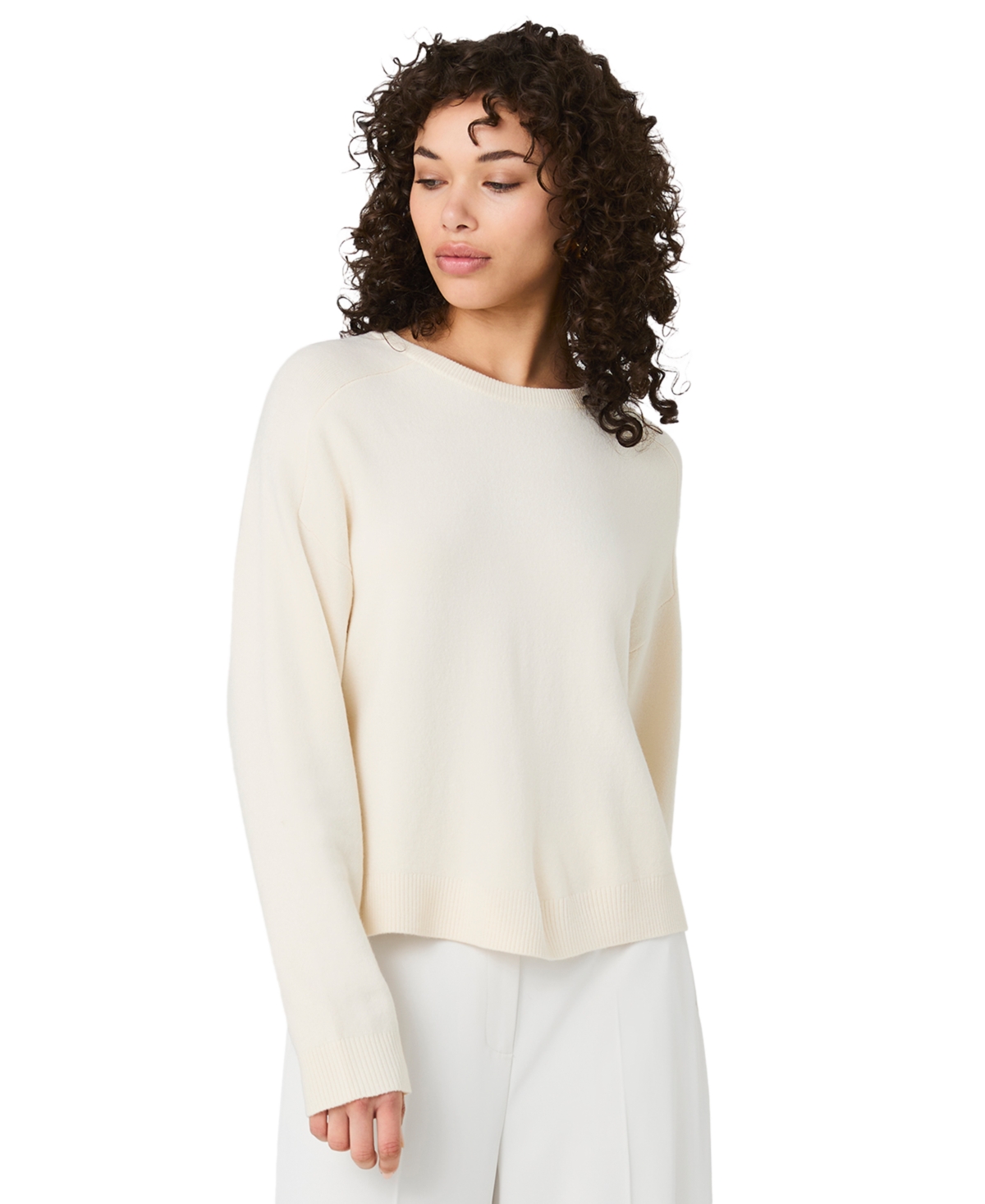 Click here for French Connection Womens Babysoft Oversized Crewne... prices