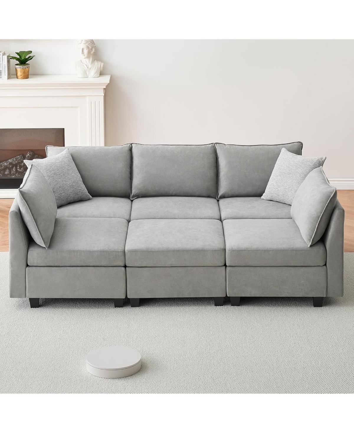 Click here for gaomon 87 Modular Sectional Sleeper Sofa Couch wit... prices