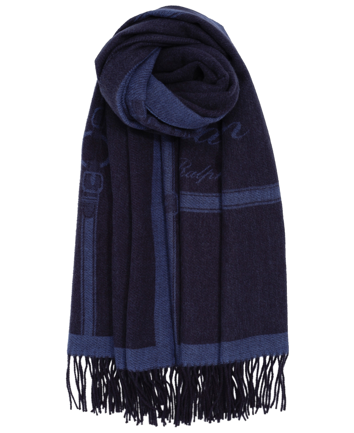 Click here for Lauren Ralph Lauren Belting Blanket Wrap - Navy/In... prices