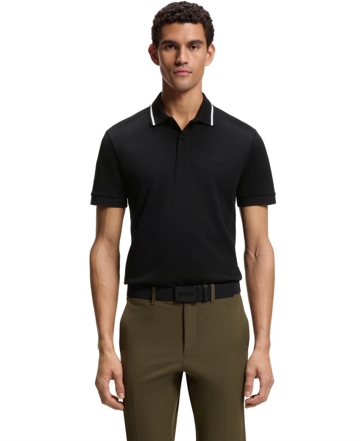 Click here for Boss by Hugo Boss Mens Interlock Cotton Paddy Slim... prices
