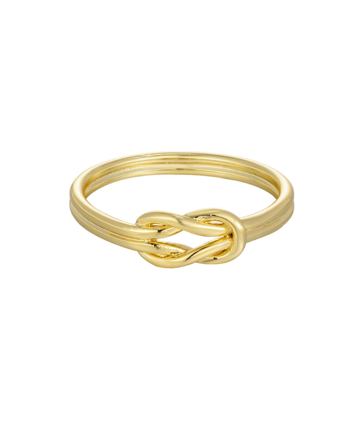 Click here for Adornia Gold Double Knot Ring - Gold prices