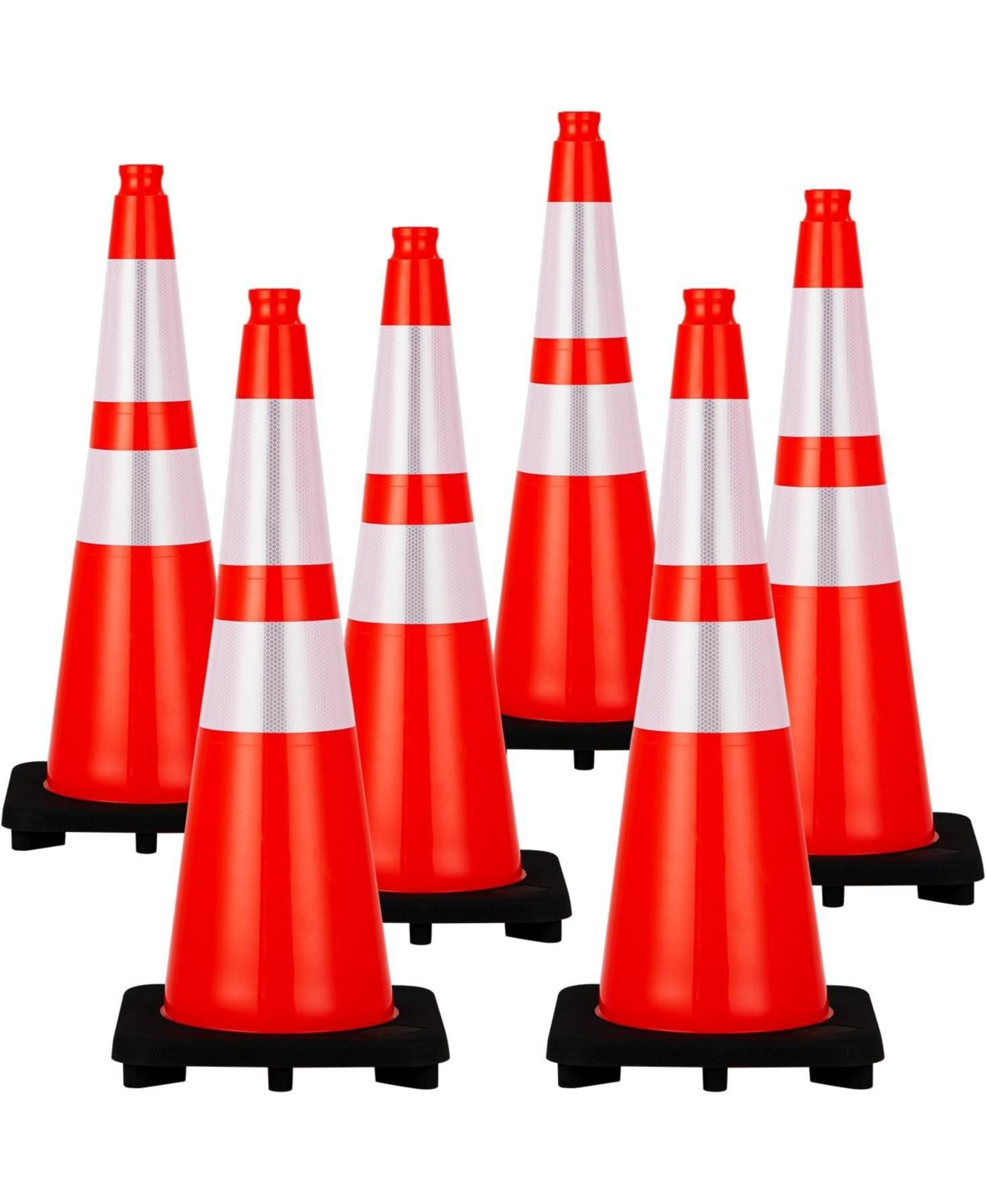 Click here for gaomon 6 Pack 28 In Collapsible Traffic Cones with... prices
