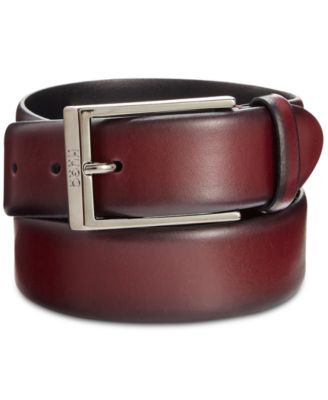 Hugo Boss Men's C-Gamal Premium Dress Belt - Macy's