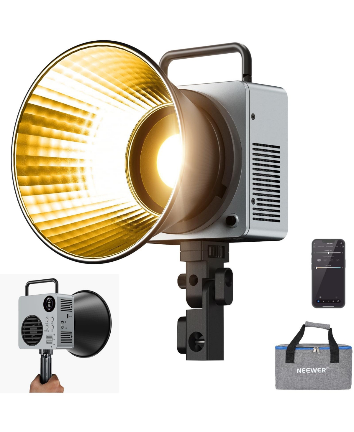 Click here for Neewer HB80B Led Video Light with 80W  72Wh  100W prices