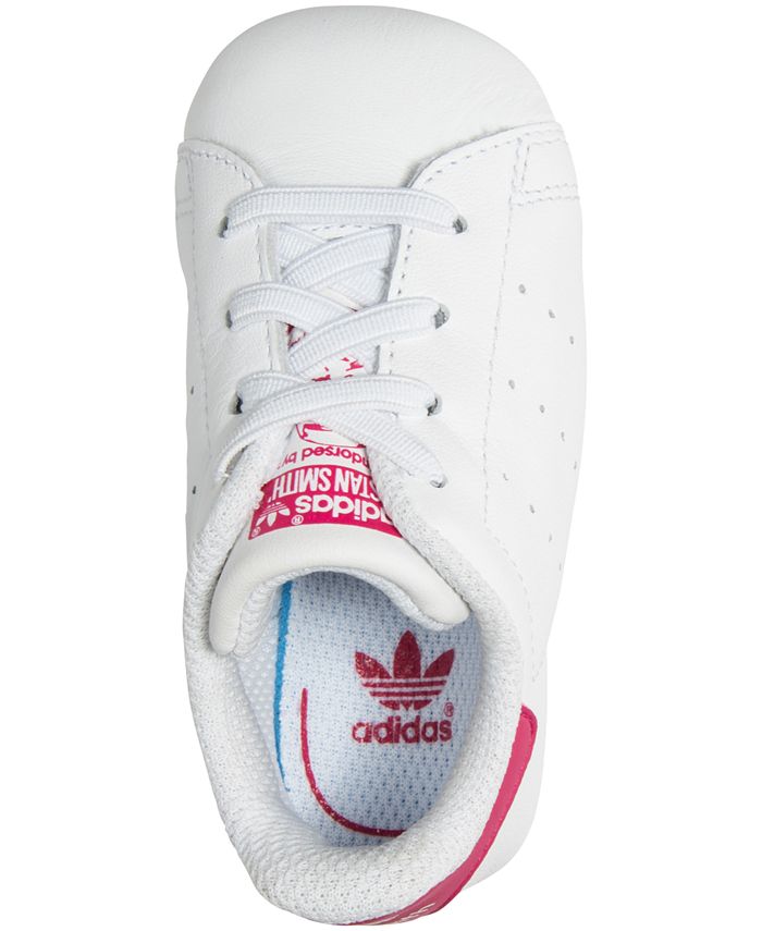 adidas Toddler Girls' Stan Smith Crib Sneakers from Finish Line - Macy's