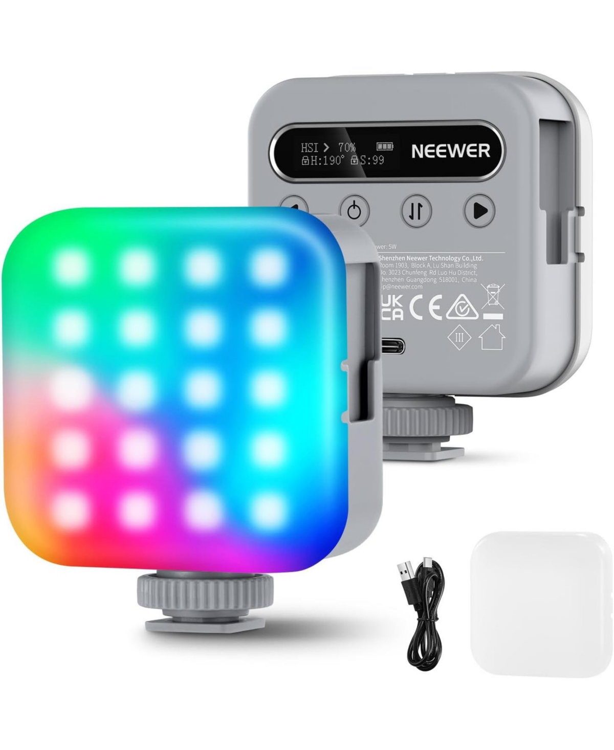 Click here for Neewer Magnetic 360degree(s) Rgb Mini Led Video Li... prices