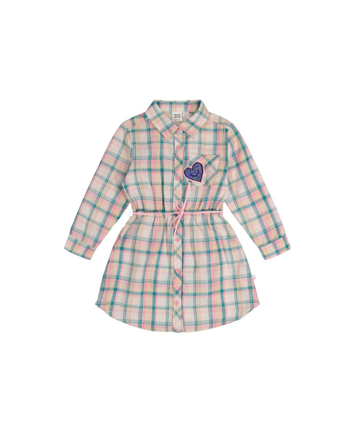 Click here for Deux par Deux Toddler Girls Shirt Dress with Belt... prices