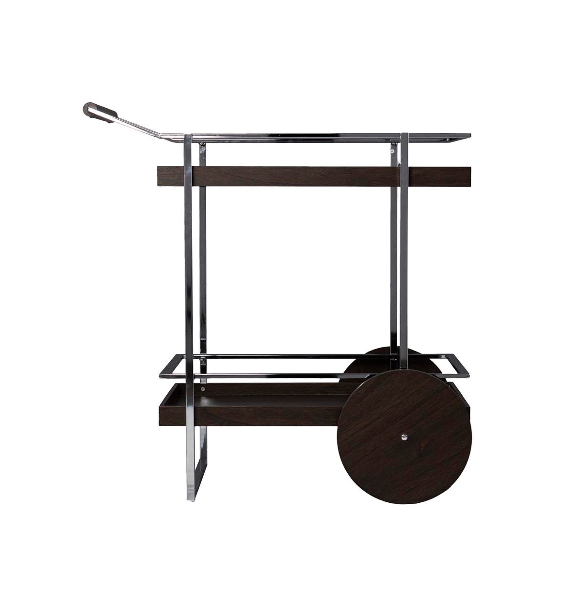 Click here for Augusta Home Dorben Rolling Bar Cart - Brown prices
