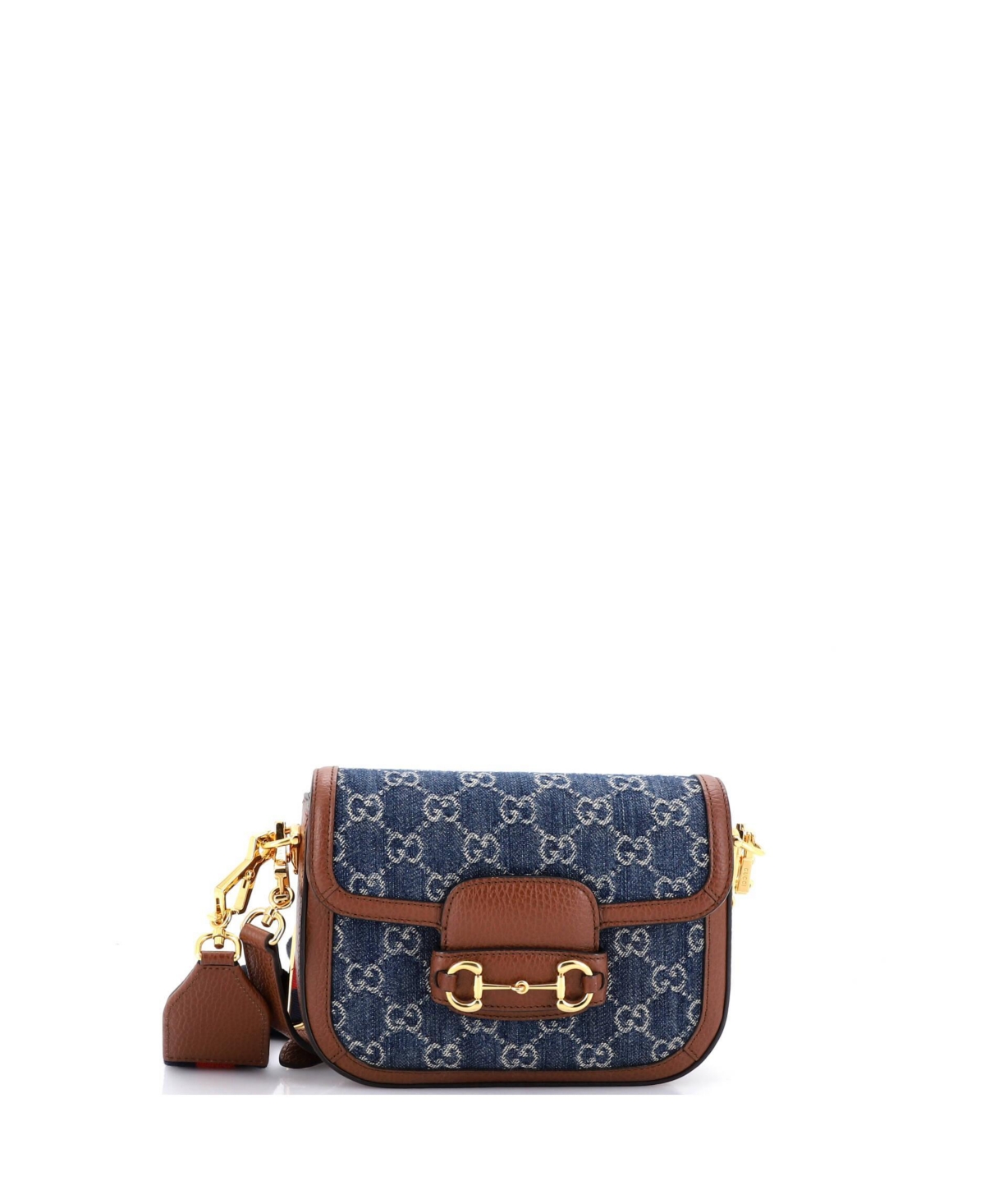 Click here for Pre-Owned Gucci Mini Horsebit 1955 Shoulder Bag Gg... prices